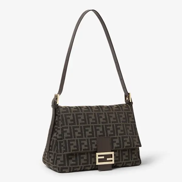 Fendi Flap 26325 Ff Zucca Jacquard Fabric Bag